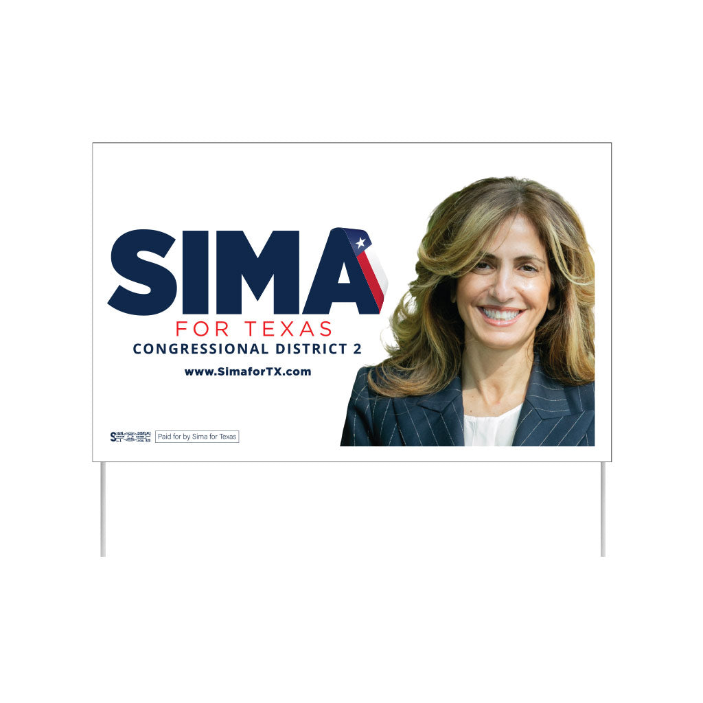 Campaign Cardboard Yard Signs - The Blue Deal LLC