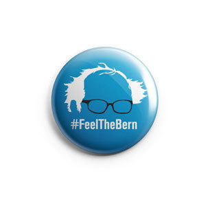 Feel The Bern Mini Button - The Blue Deal LLC