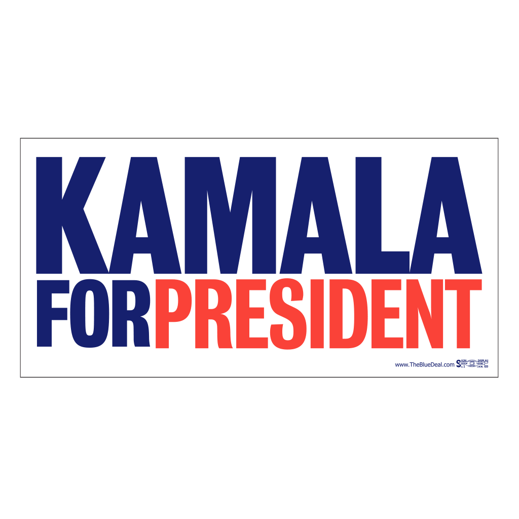 Kamala for President Bumper Sticker - The Blue Deal LLC