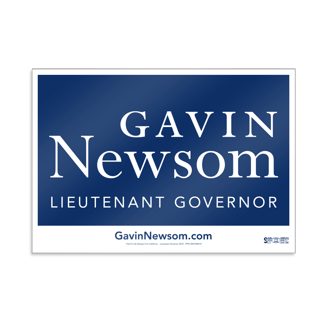 Custom-Printed Rally Signs and Posters - The Blue Deal LLC