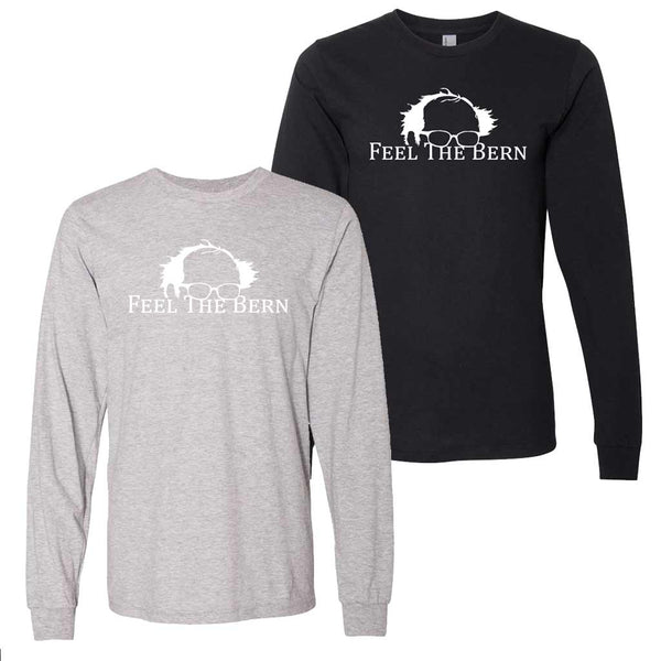 Feel The Bern T-Shirt - Long Sleeve - The Blue Deal LLC
