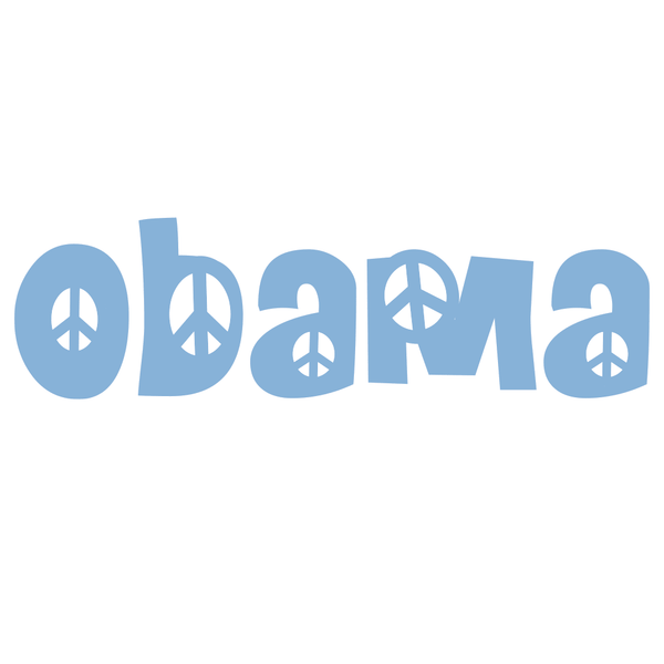 Barack Obama Peace Sign Can Cooler - The Blue Deal LLC
