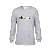 Obama Peace Sign Long Sleeve T-Shirt - The Blue Deal LLC